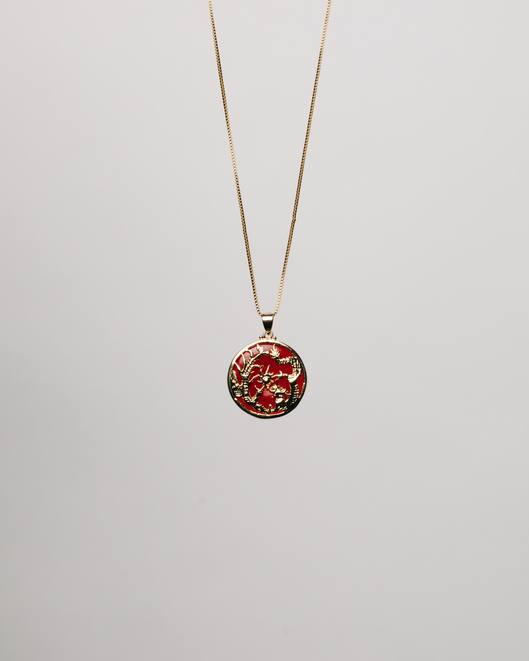 Dragon & Phoenix Red Jade – Monarch and Muse